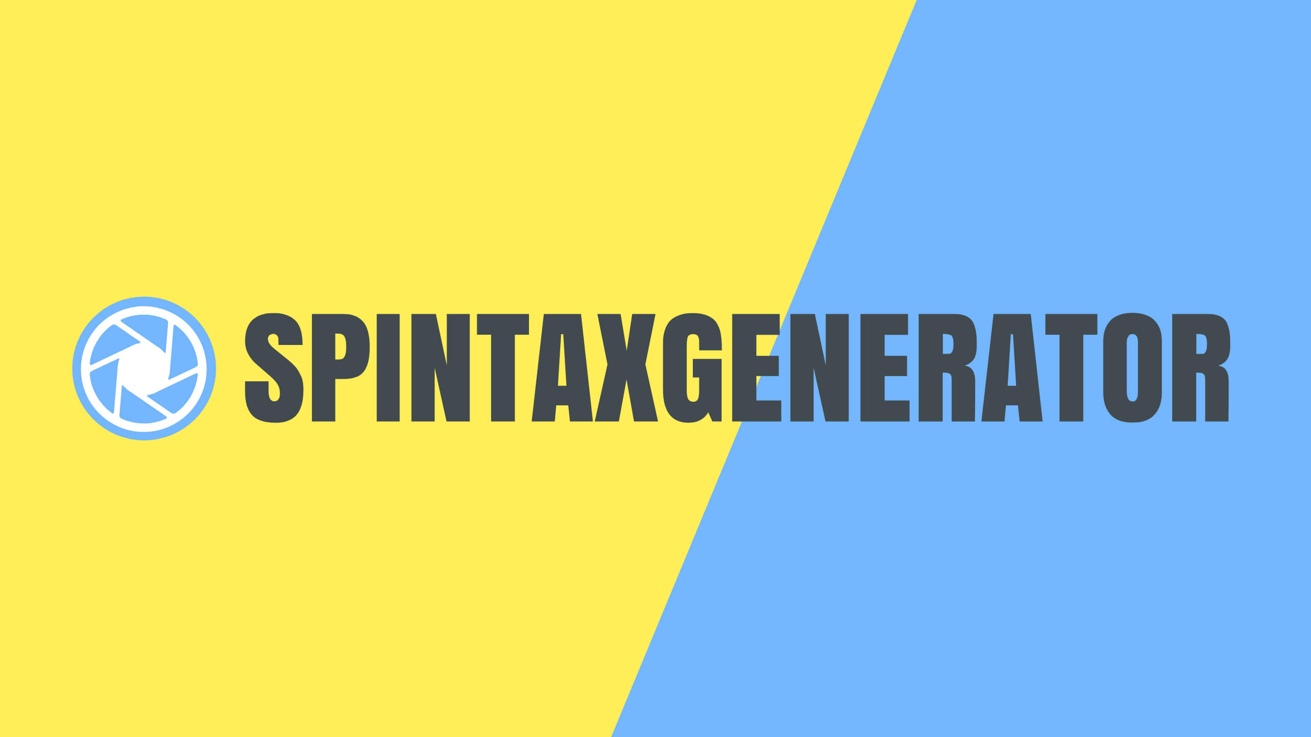 Spintax Generator - Free Online Spin Text Tool